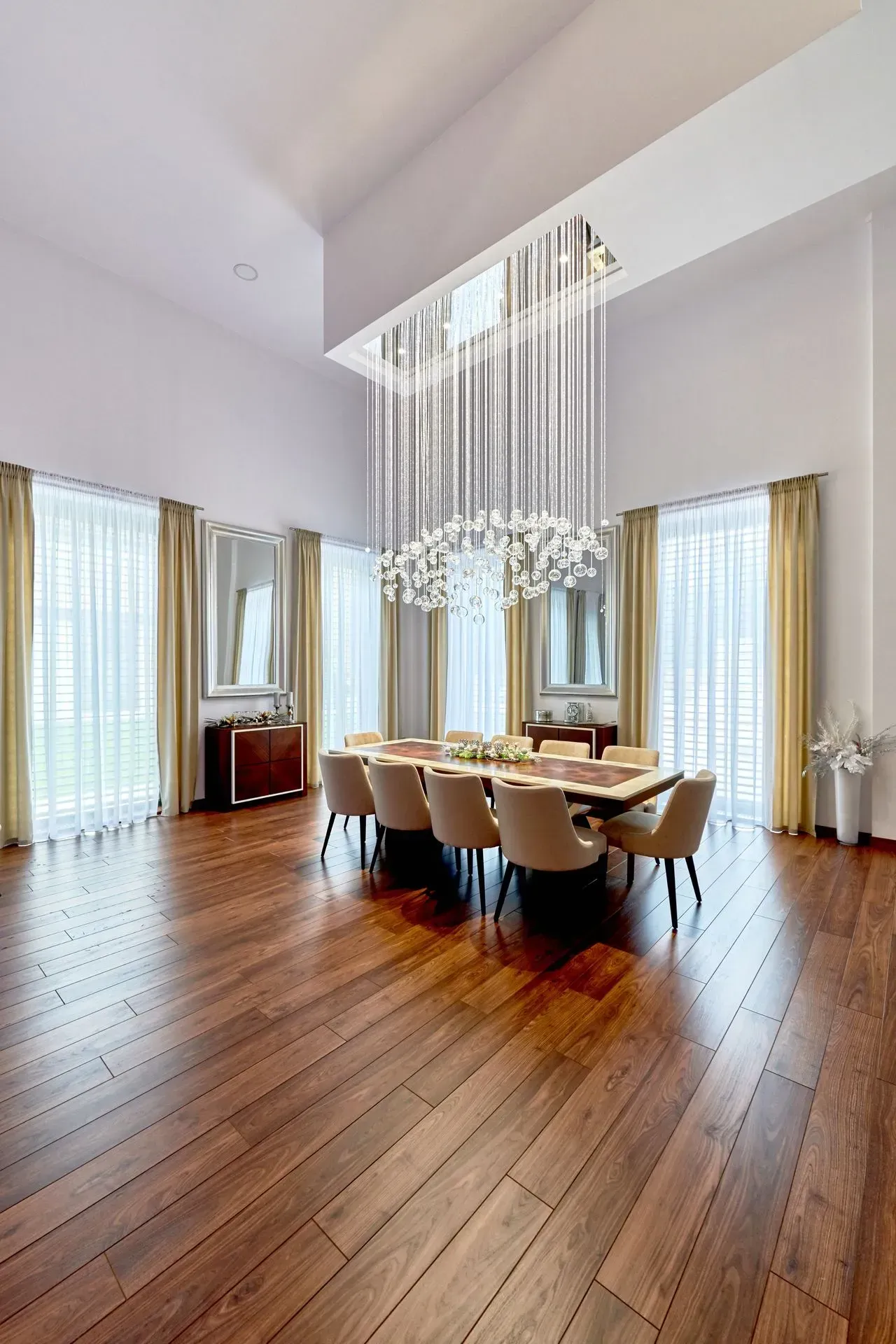 TENERIS | Optic fiber crystal chandelier | Fosali